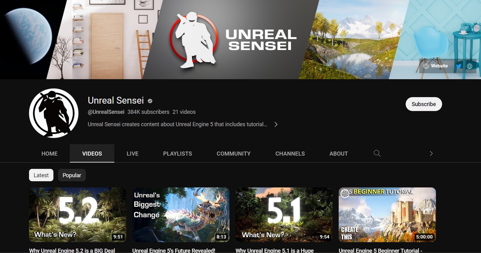 Top 10 YouTube Channels to Learn Unreal Engine