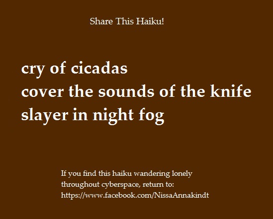 Magdalena Lamont - Poetry From the Other Side: Poem: Cry of Cicadas