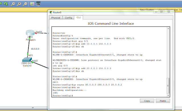 Static Routing Configuration Online Networks Solution