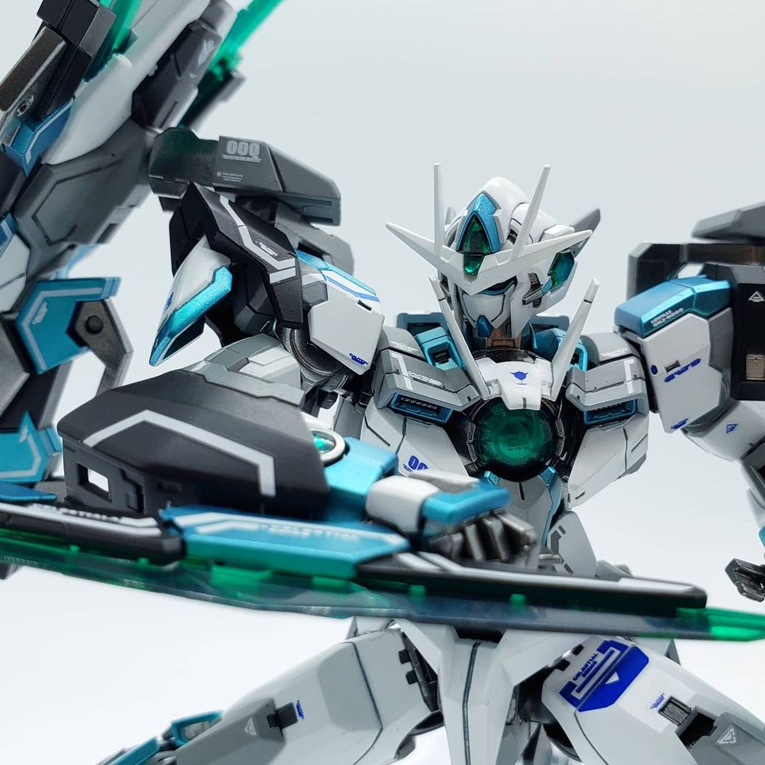 RG 1/144 00 Qant Full Saber Custom by gunplasythe - Pilot-Exia Gundam