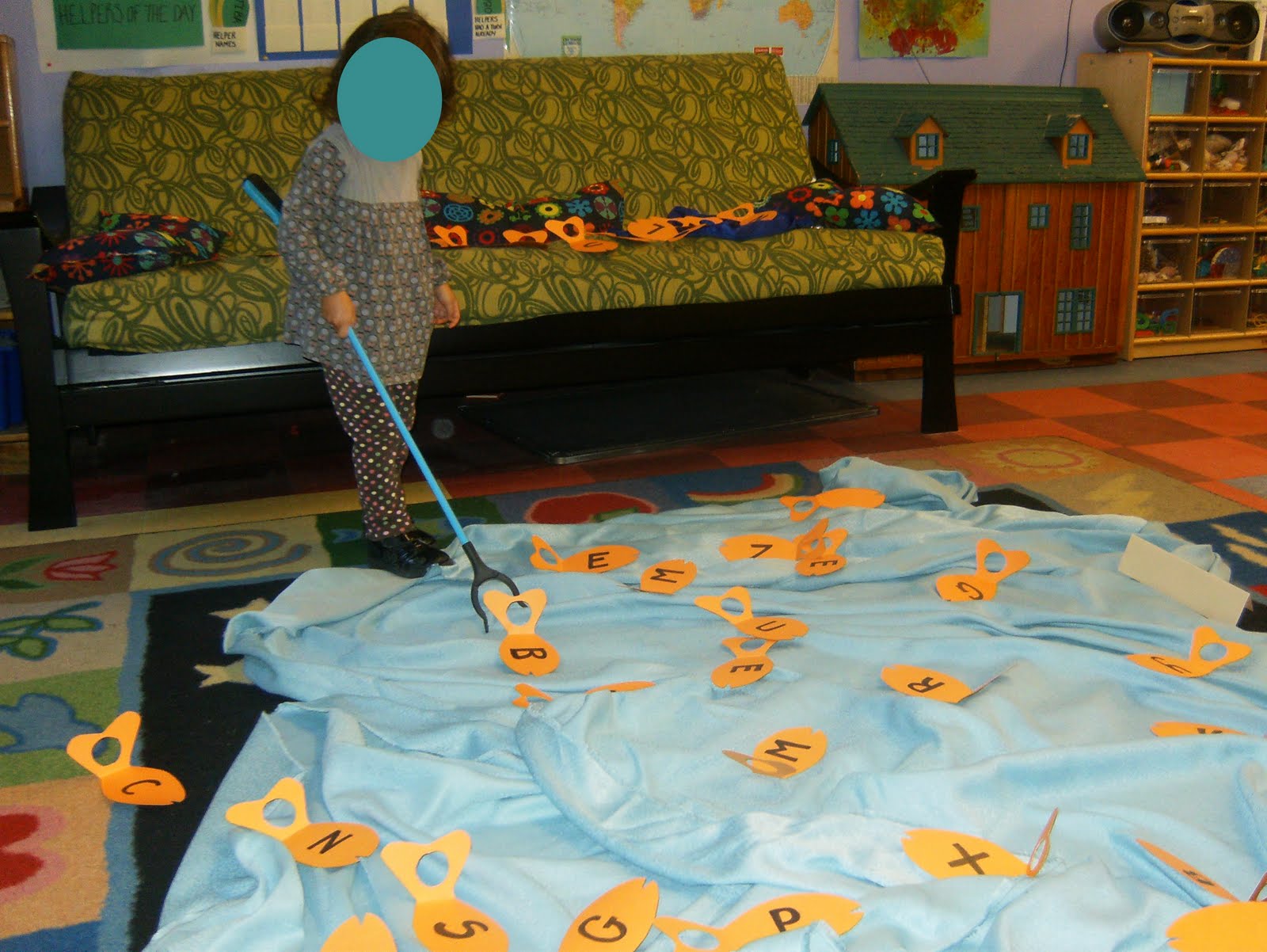 Learning through play: Fishing Letters- Letter Recognition