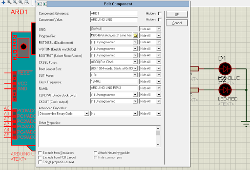 Cara Memasukkan file hex arduino ke software proteus | SINAU PROGRAMMING