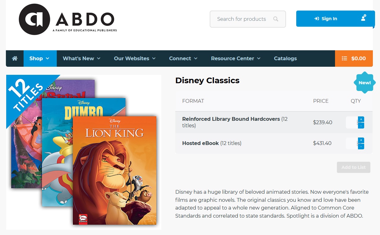 Disney Comics Randomness: Disney comics published by ABDO