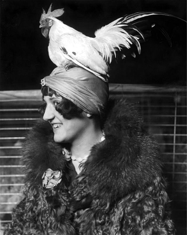 Vintage Portraits of Women Wearing Bird Hats From the Early 20th ...