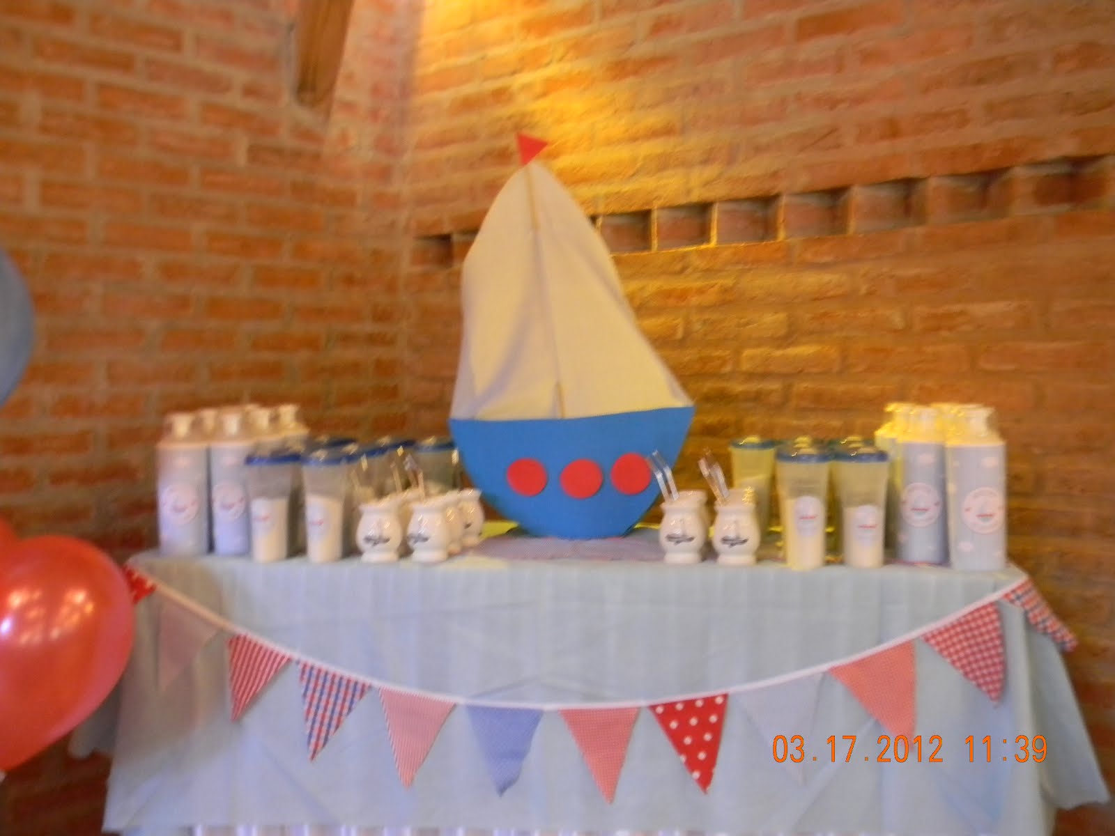 Cumples Tematicos: Bautismo Barquitos