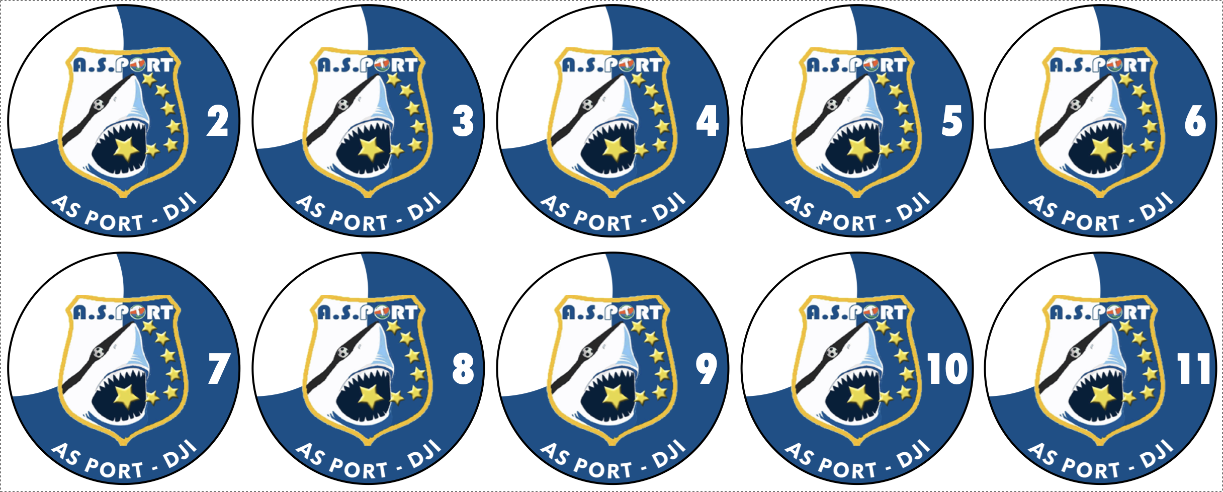 Mika - Escudinhos para Botões: DJIBUTI