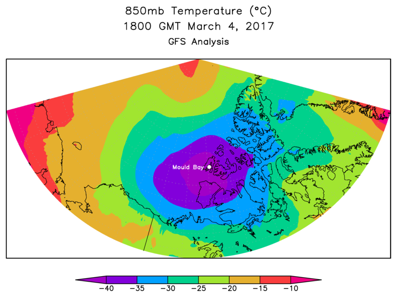 Deep Cold: Alaska Weather & Climate: Record Cold in Arctic Canada