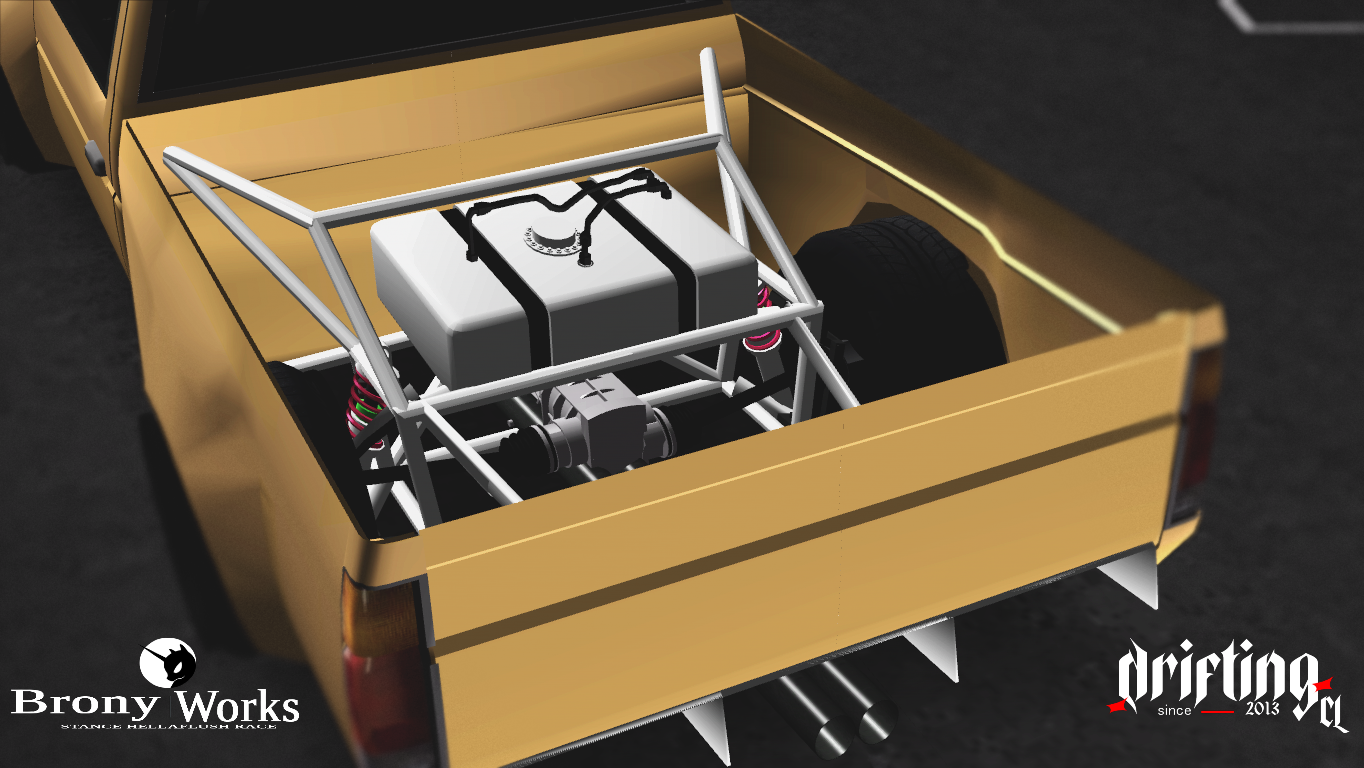 BronyWorks: Nissan D21 Hardbody stanced