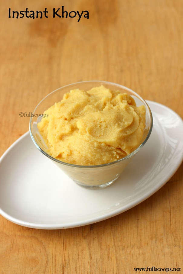 Homemade Khoya Recipe ~ Full Scoops - A food blog with easy,simple ...