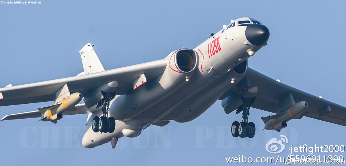 Asian Defence News: H-6K spotted with the typical CM-802AKG guidance ...