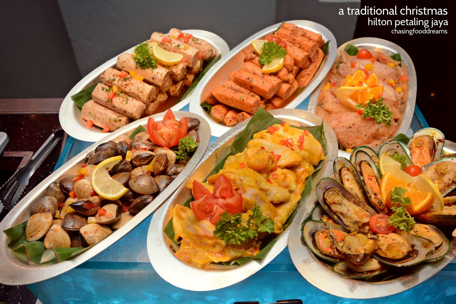 CHASING FOOD DREAMS: Christmas 2017 @ Paya Serai Restaurant, Hilton ...