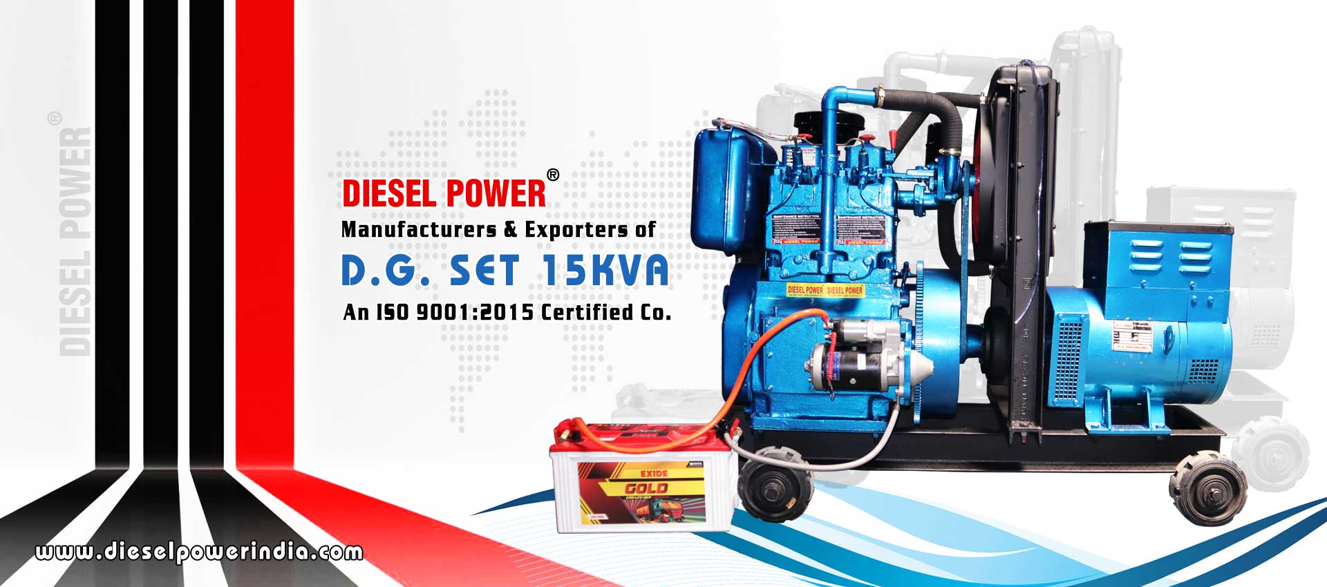 Diesel Engine Generators manufacturers exporters in India Punjab ...