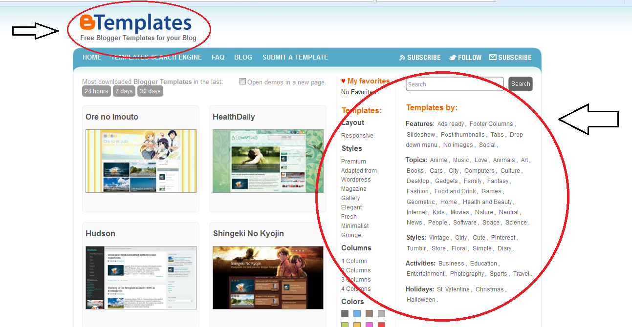 Cara membuat Template Blog Keren Gratis Dengan BTemplates | Bokupusi