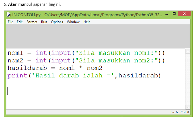 SAINS KOMPUTER & ASAS SAINS KOMPUTER: ASK T2 : INSTALL PYTHON DAN GUNA..
