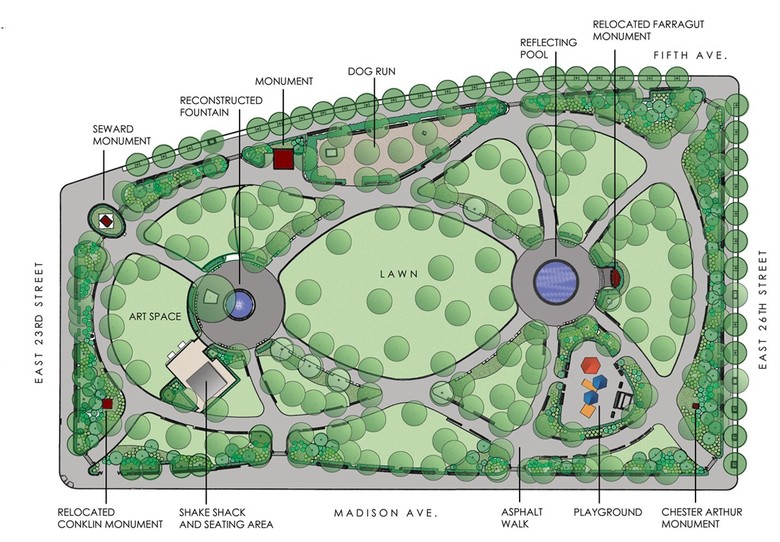 Прогулки по Нью-Йорку: Madison Square Park.