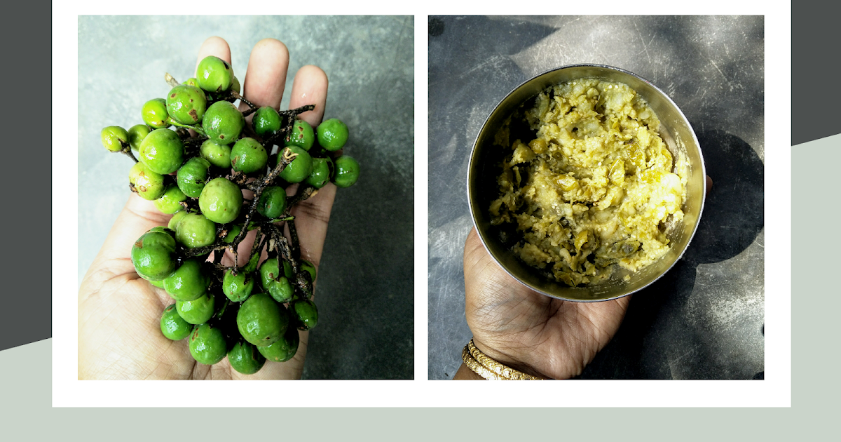 Assamese Style Mashed Potatoes With Turkey Berries / আলু আৰু হাতীভেকুৰী ...