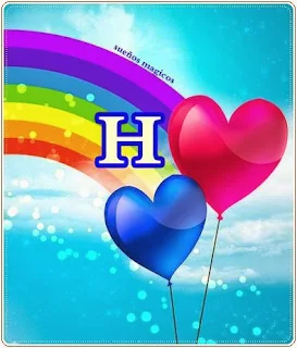 Alfabeto con globos y arco iris. - Oh my Alfabetos!