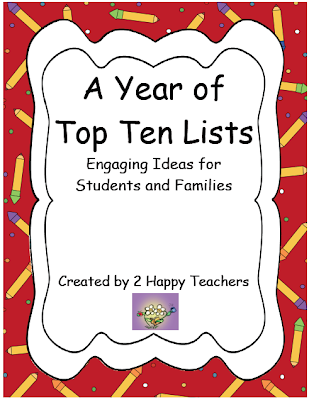 2 Happy Teachers: A Year of Top Ten Lists