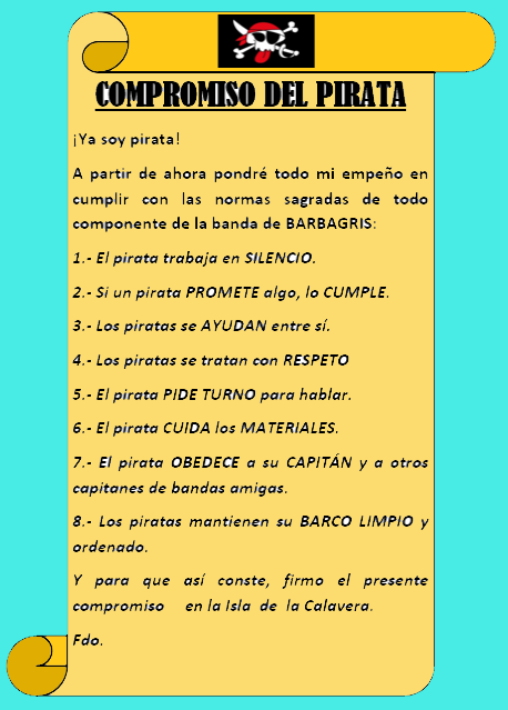 LOS PIRATAS DEL NEBRIJA: NORMAS Y PRIMEROS PIRATAS