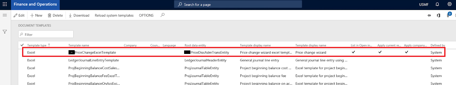 Create Custom document template in D365 F&O