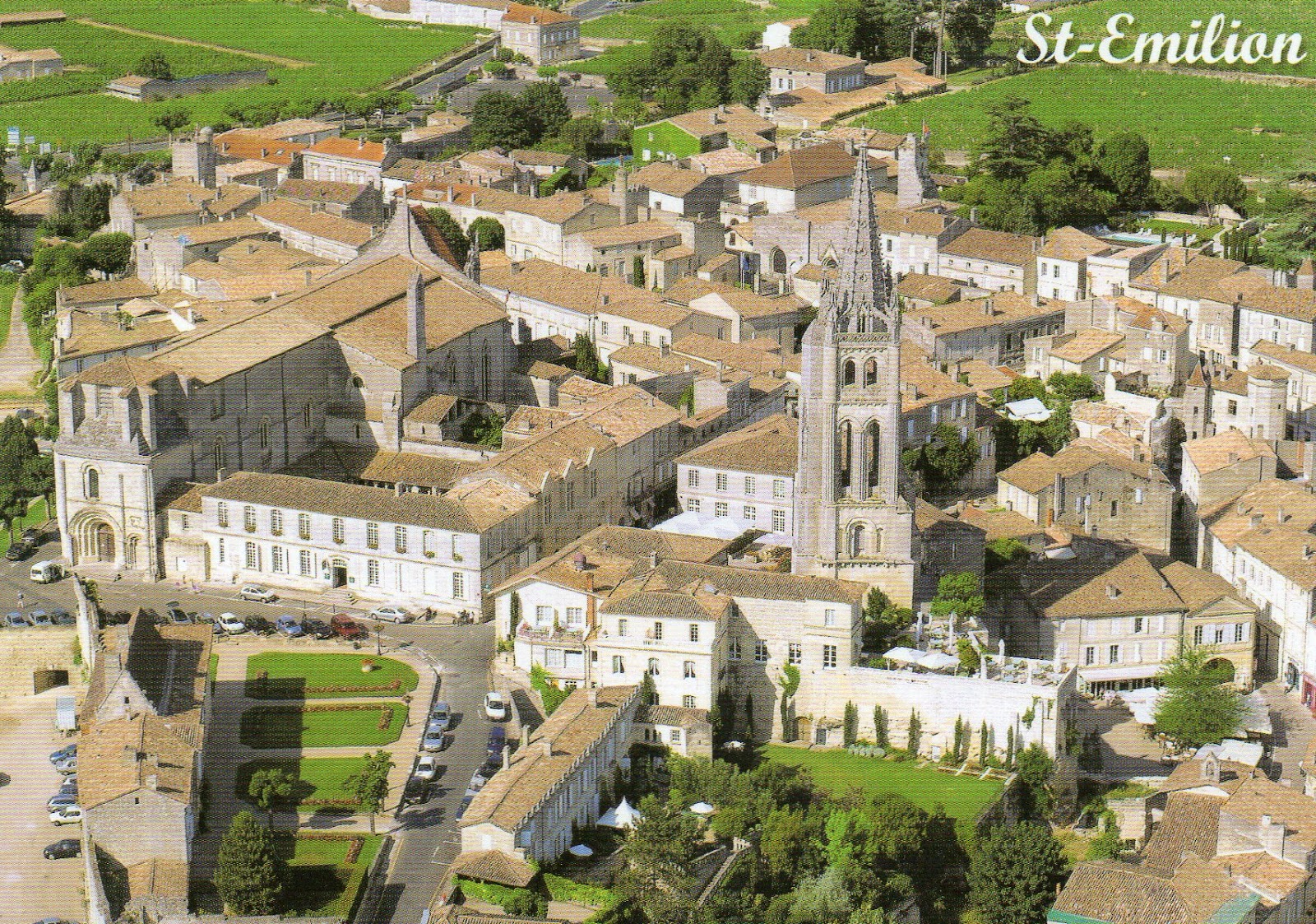UNESCO postcards collection by dannyozzy: Jurisdiction of Saint-Emilion