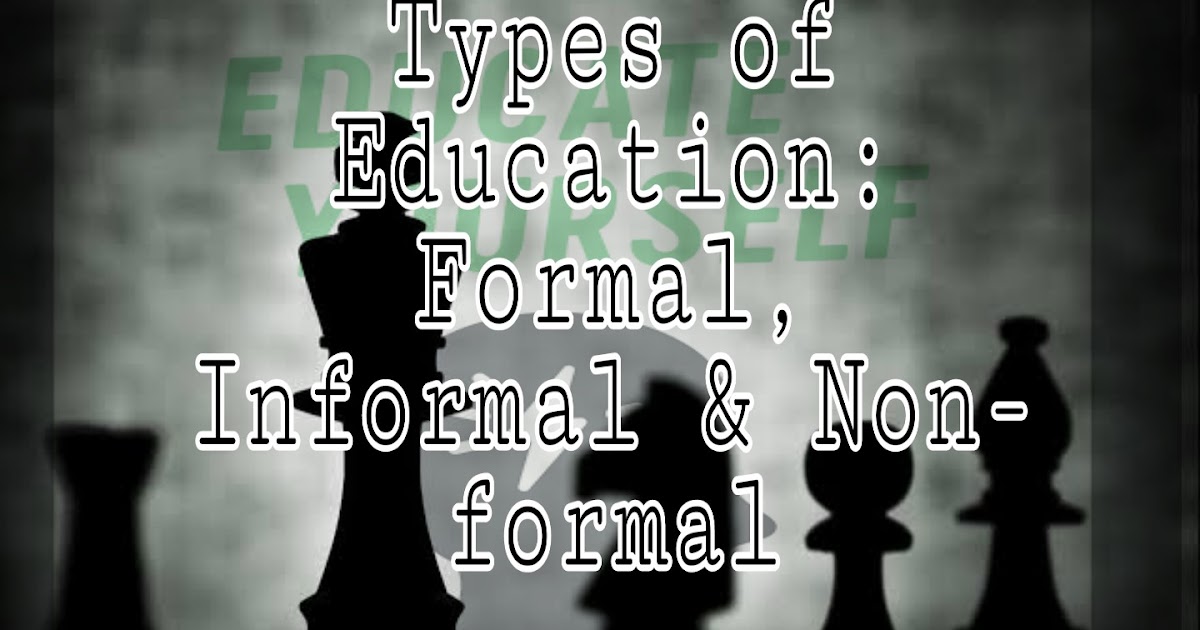 Types of Education: Formal, Informal & Non-formal