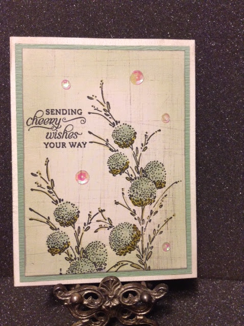 PaperArts Cafe: Cheery Wishes Card