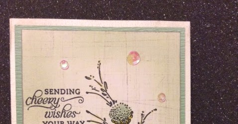 PaperArts Cafe: Cheery Wishes Card