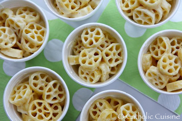 Catholic Cuisine: St. Catherine's Pasta Wheels and Cheese