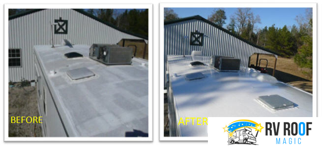 RV Roof Repair Coatings: Material Review to Fix / Repair RV Roof Leaks ...