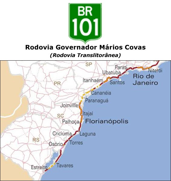 varal - estendendo suas ideias!: Br 101 - Rumo ao Extremo Sul do Brasil