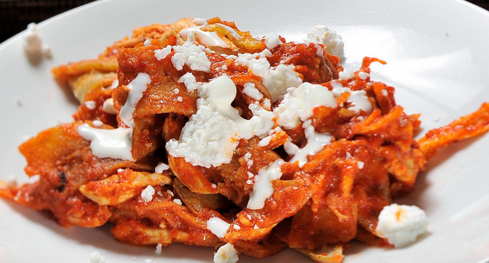 Recetas faciles: Chilaquiles rojos