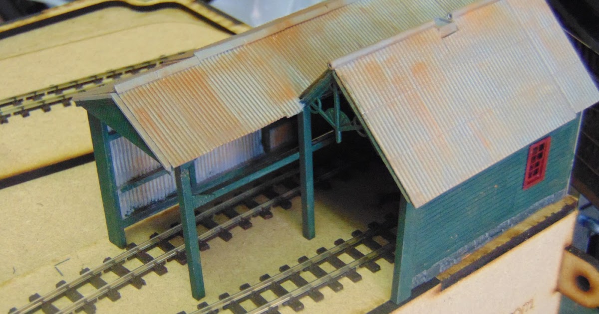 Dorset Railway Modelling: 009 Engine Shed for Gwartha Vellan.