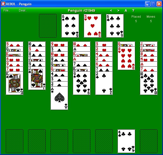 Rebol: Penguin solitaire game