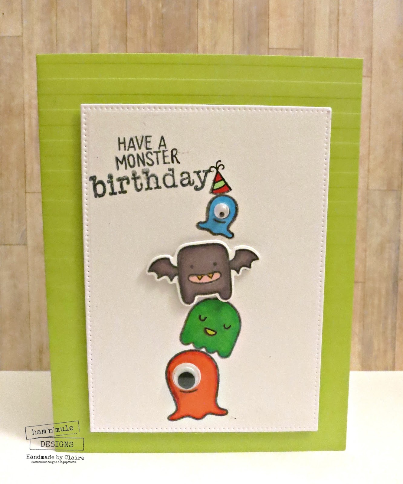 Ham'n'Mule Designs: Have a Monster Birthday...