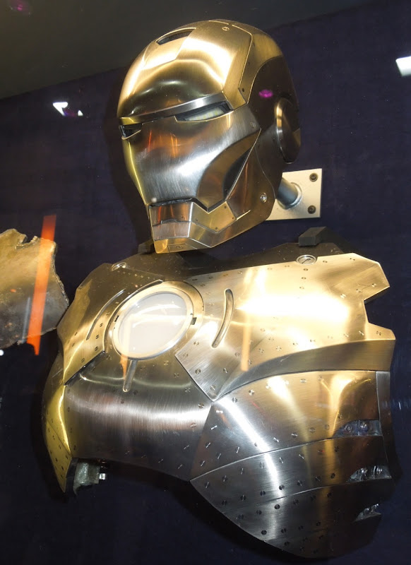 Hollywood Movie Costumes and Props: Iron Man 3 Mark II suit on display ...