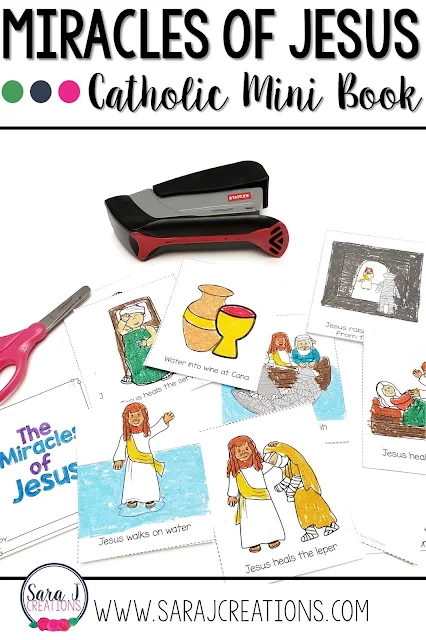 Catholic Mini Books to Teach the Faith | Sara J Creations