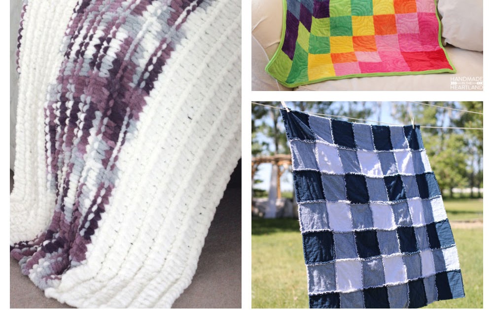 How to Make a Blanket {30 easy DIY blankets} - Adventures of a DIY Mom