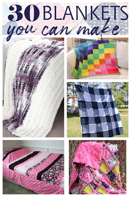 How to Make a Blanket {30 easy DIY blankets} - Adventures of a DIY Mom