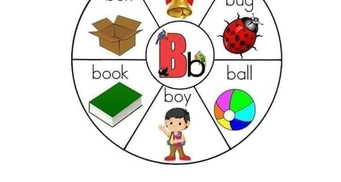6 B words for kids-- Learn English through pictures