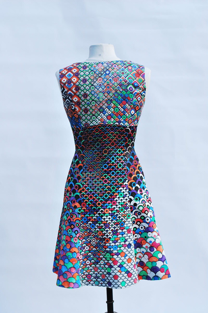 Where Rainbows End: Colour In Dress