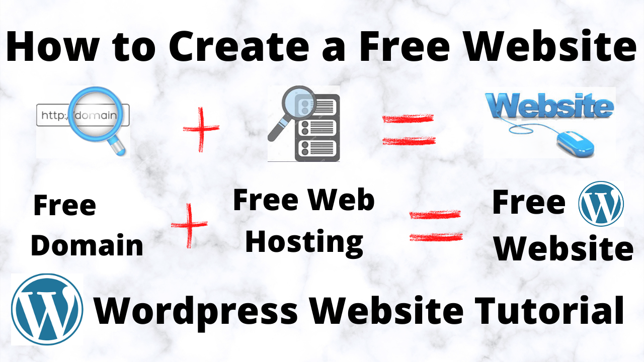 How to Create a Free website | Free Domain and Web hosting | Wordpress ...