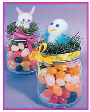 Activity Days Ideas: Easter Jelly Bean Poem Jars