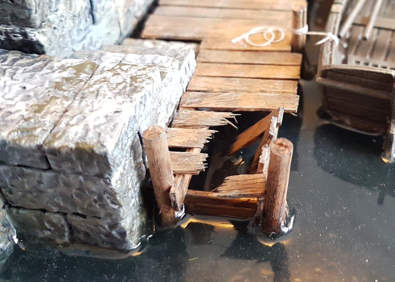 Yith's Wargaming Blog: Building Medieval Docks #7 - Complete