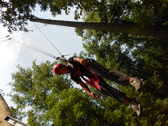 Purple and Gold Connection: UVA Poplar Ridge Ropes Course (Day four of ...