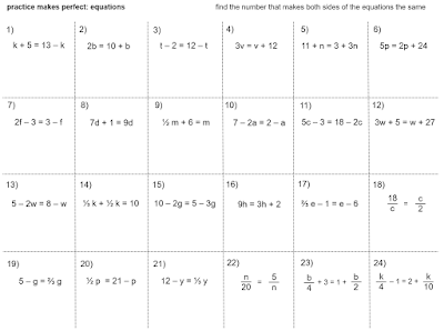 MEDIAN Don Steward mathematics teaching: algebra practice makes perfect