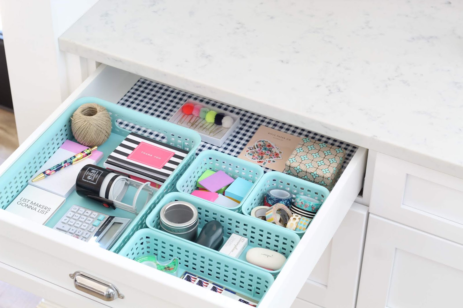 Organizing a Junk Drawer and Thursday Favorite Things - Crafts a la mode