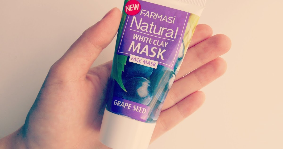 mela-e-cannella: Farmasi - Natural - White Clay Mask - Grape Seed