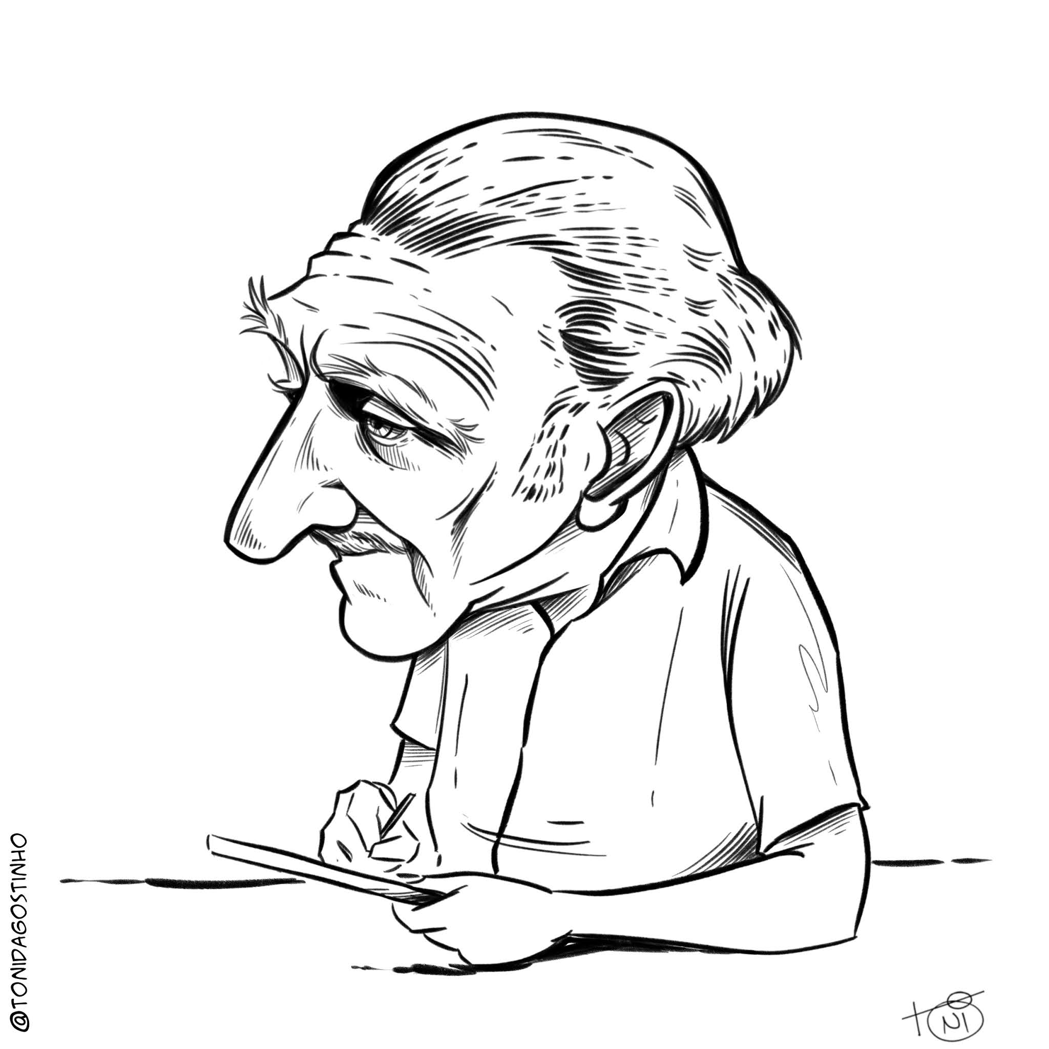 A CARICATURA DO BRASIL: Caricatura de Gilberto Freyre