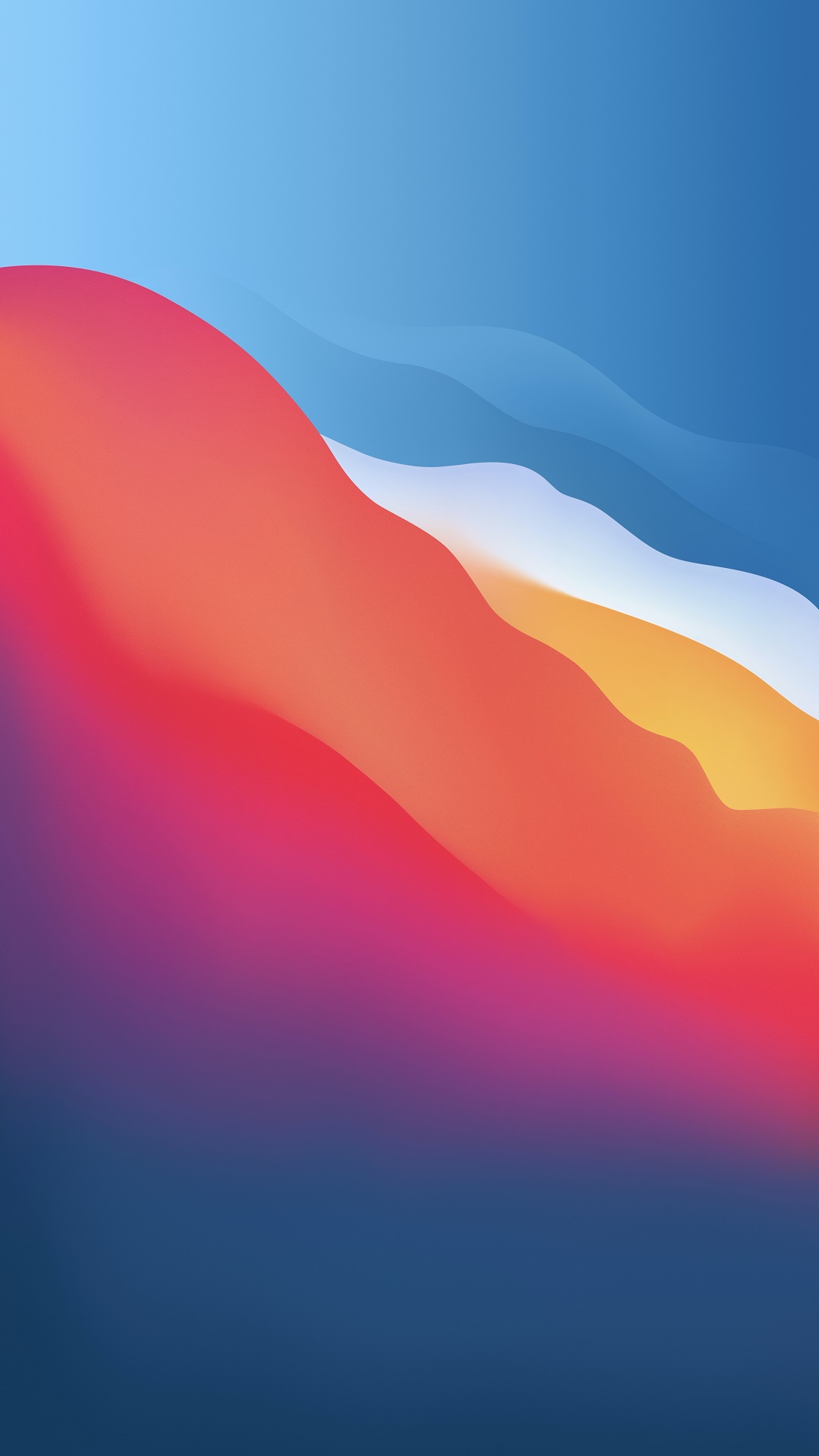 macOS Big Sur Vector Wave Wallpaper